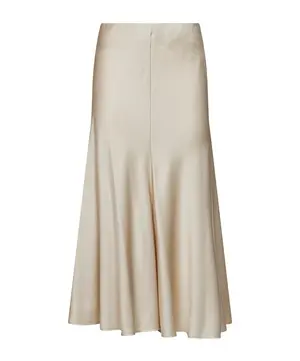 Brunello Cucinelli Straight-cut Skirt - Nude