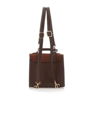 Monnalisa Check-pattern Embroidered Backpack