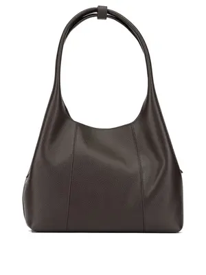 LE TANNEUR Pleated Hobo Shoulder Bag