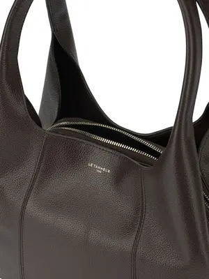 LE TANNEUR Pleated Hobo Shoulder Bag