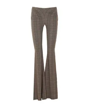 ANIYE BY Checked Casual Trousers - Green