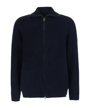 Tagliatore Long-sleeve Zip-up Cardigan
