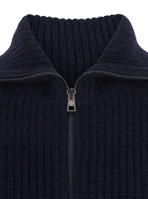 Tagliatore Long-sleeve Zip-up Cardigan