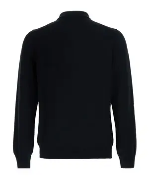 Tagliatore Long-sleeve Knitted Polo Shirt