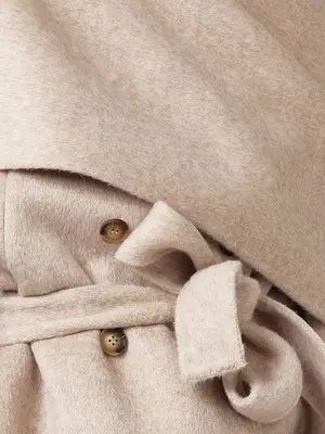 Giuseppe Di Morabito Double-breasted Belted Coat - Nude