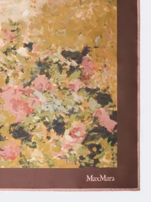 Max Mara Silk Twill Foulard Sand
