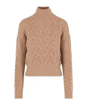 Max Mara Long-sleeved Sweater - Beige