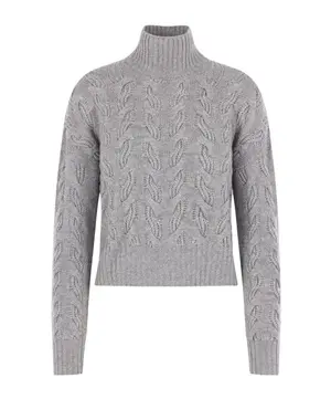 Max Mara Long-sleeved Sweater - Grey