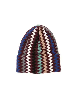 Missoni Zig Zag Patterned Beanie - Wu