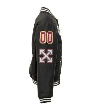 Off-White Long-sleeved Casual Jacket