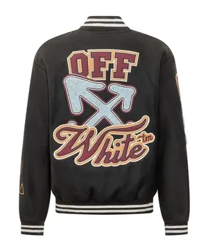 Off-White Long-sleeved Casual Jacket