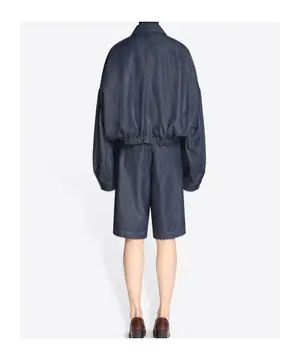 Dries Van Noten Cocoon Shaped Denim Jacket