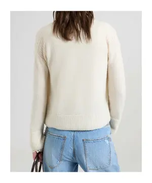 Ermanno Scervino Lace-trim V-neck Cardigan