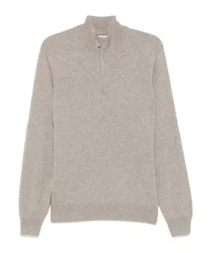Brunello Cucinelli Long-sleeve Knit Top - Nude
