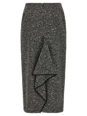 Valentino Garavani Zippered Skirt