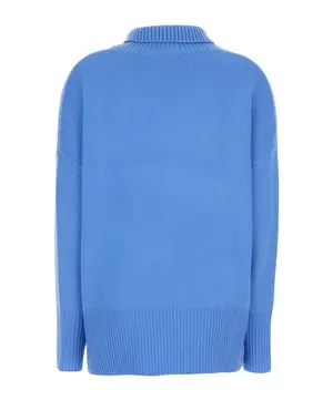 LISA YANG Ribbed Turtleneck Knitted Sweater