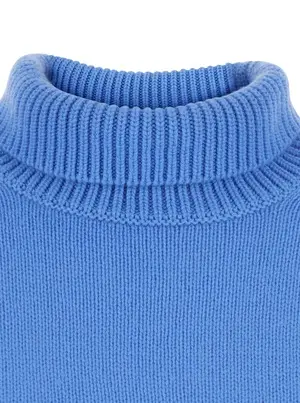 LISA YANG Ribbed Turtleneck Knitted Sweater