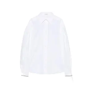 Brunello Cucinelli Puff Sleeve Button-down Shirt - No
