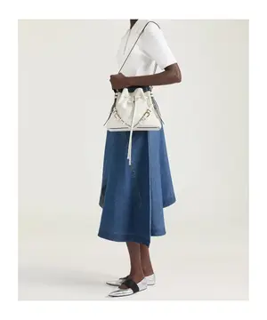 Givenchy Small Voyou Bucket Bag In Shiny Leather