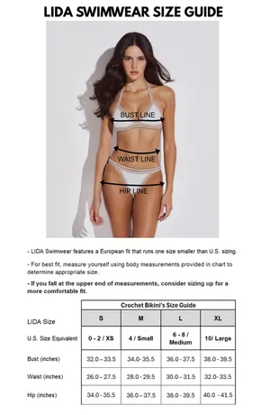 LIDA SWIMWEAR Dalia Bikini Crop Top