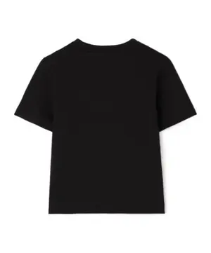 Burberry Check Knight Stamp Cotton T-shirt