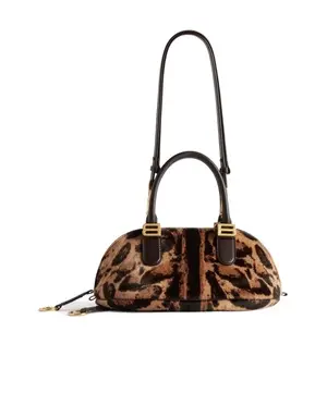 Balenciaga Bolero Bowling Bag Mini - Beige/mocha