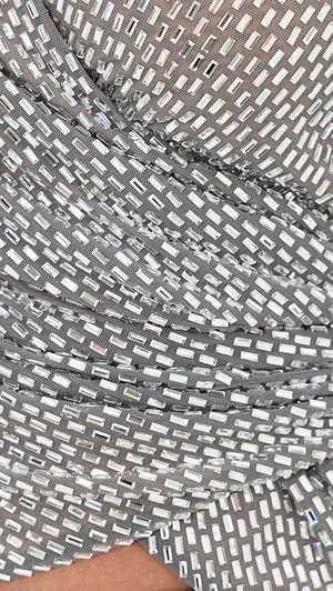 SELF-PORTRAIT Rhinestone Mesh Wrap Top