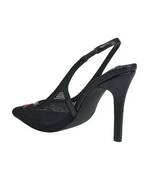 True Religion Ella Mesh Horseshoe Logo Heel