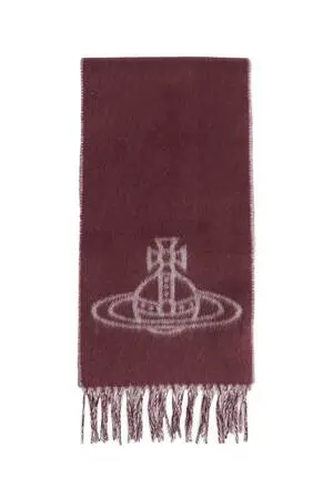 VIVIENNE WESTWOOD Double Face Scarf - Red