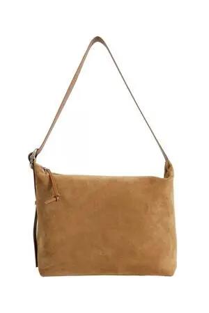 Loewe Suede Large Loop Hobo Bag - Brown
