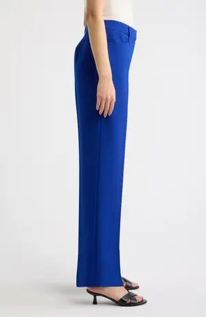 TAHARI ASL Flared Leg Tailored Trousers