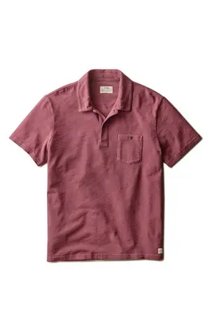 Marine Layer Luxe Slub Pocket Polo