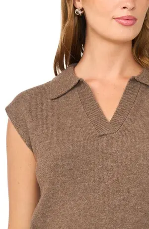 Vince Camuto Johnny Collar Sweater Tank