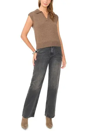 Vince Camuto Johnny Collar Sweater Tank