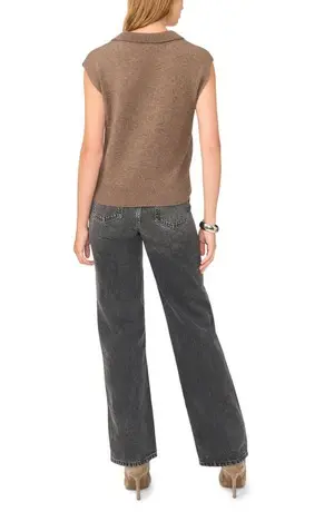 Vince Camuto Johnny Collar Sweater Tank