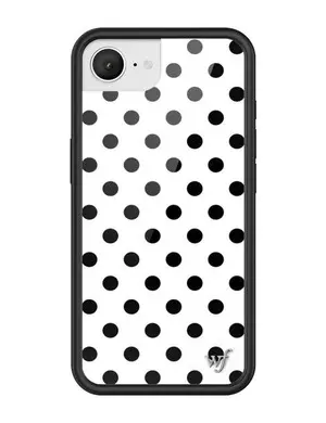 WILDFLOWER CASES Polka Dot | White And Black Iphone 17/17e/air/17 Pro/17 Pro Max Case - Iphone 17e