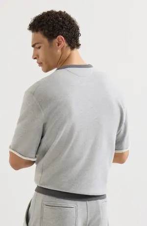 Brunello Cucinelli Embroidered Cotton French Terry Sweatshirt
