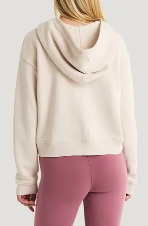 FREE FLY Full Zip Hoodie - Stone