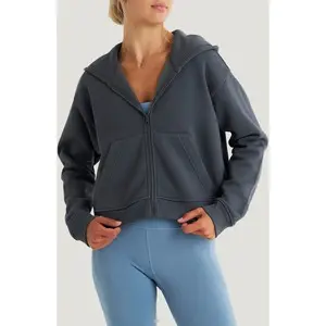 FREE FLY Full Zip Hoodie - Storm Cloud