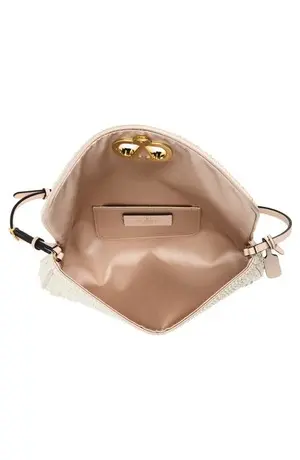Valentino Garavani Small Devain Faux Pearl Clutch