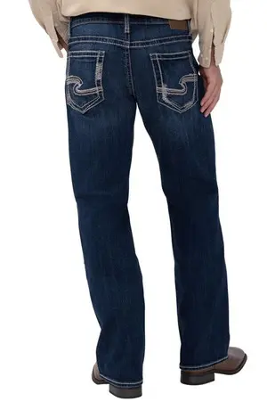 SILVER JEANS CO. Zac Relaxed Fit Straight Leg Jeans