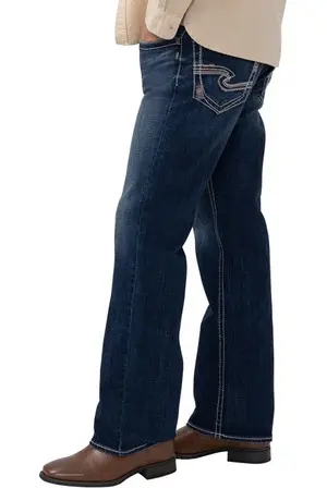 SILVER JEANS CO. Zac Relaxed Fit Straight Leg Jeans