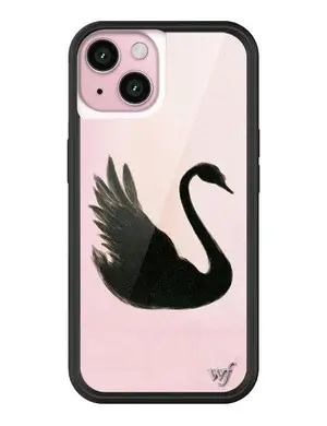 WILDFLOWER CASES Swan Iphone Case - Black