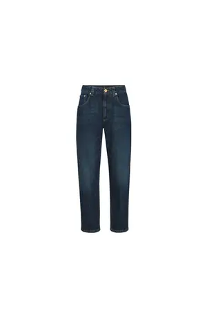 Brunello Cucinelli Authentic Straight Trousers With Shiny Bartack