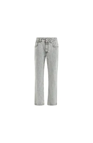 Brunello Cucinelli Authentic Straight Leg Trousers - Light Grey