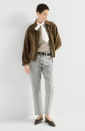 Brunello Cucinelli Authentic Straight Leg Trousers - Light Grey