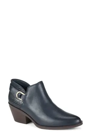 BARETRAPS Duala Block Heel Ankle Bootie - Navy