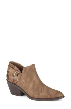BARETRAPS Duala Block Heel Ankle Bootie - Saddle