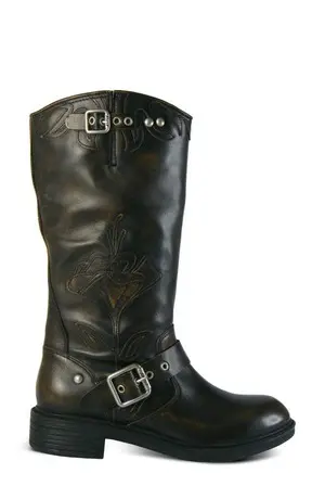 Ash Flax Moto Boot