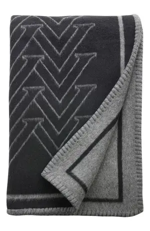 JACK VICTOR Mister Vic Silk Throw - Charcoal